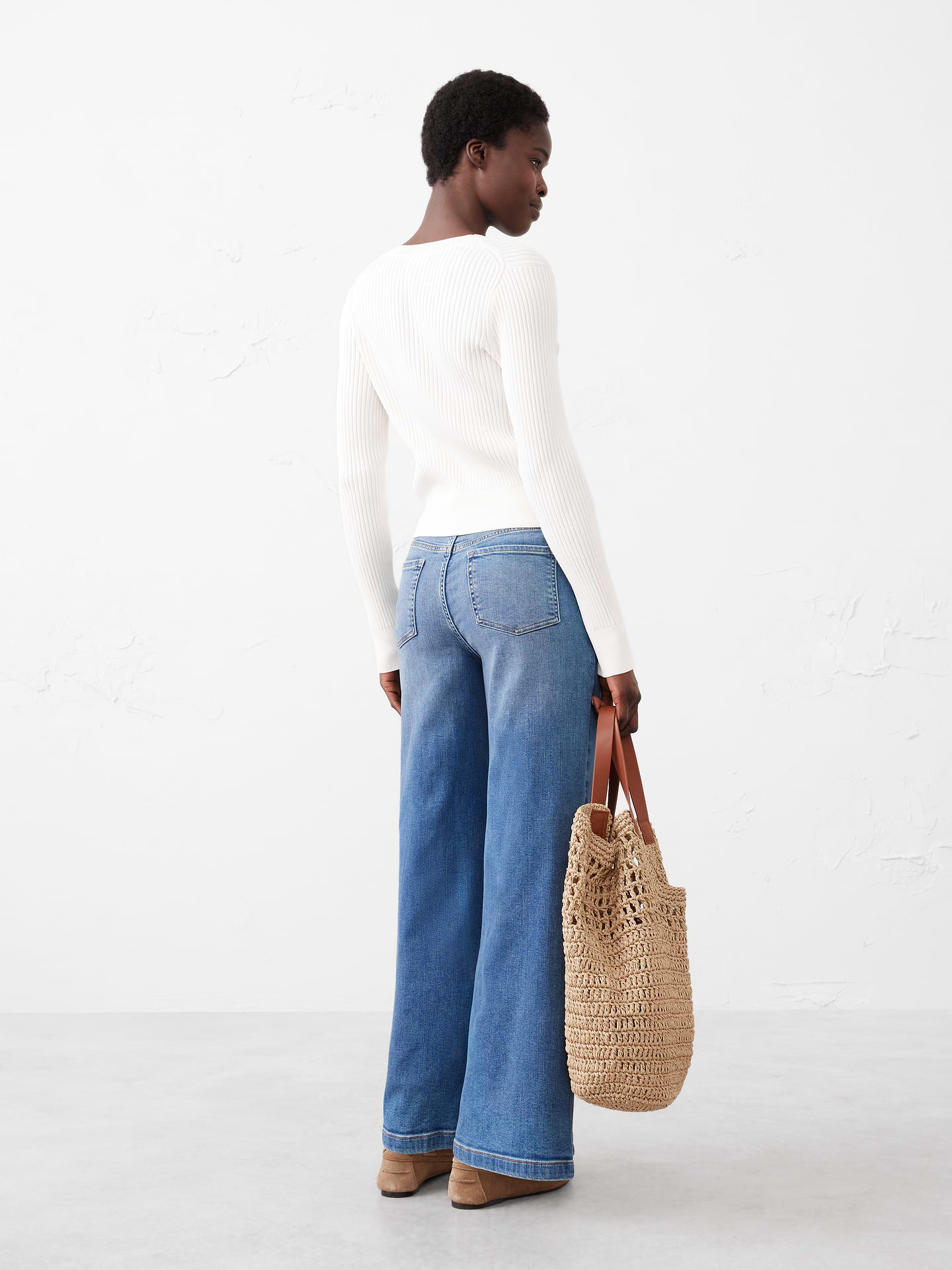 Wide-Leg High-Rise Jean | Banana Republic Factory