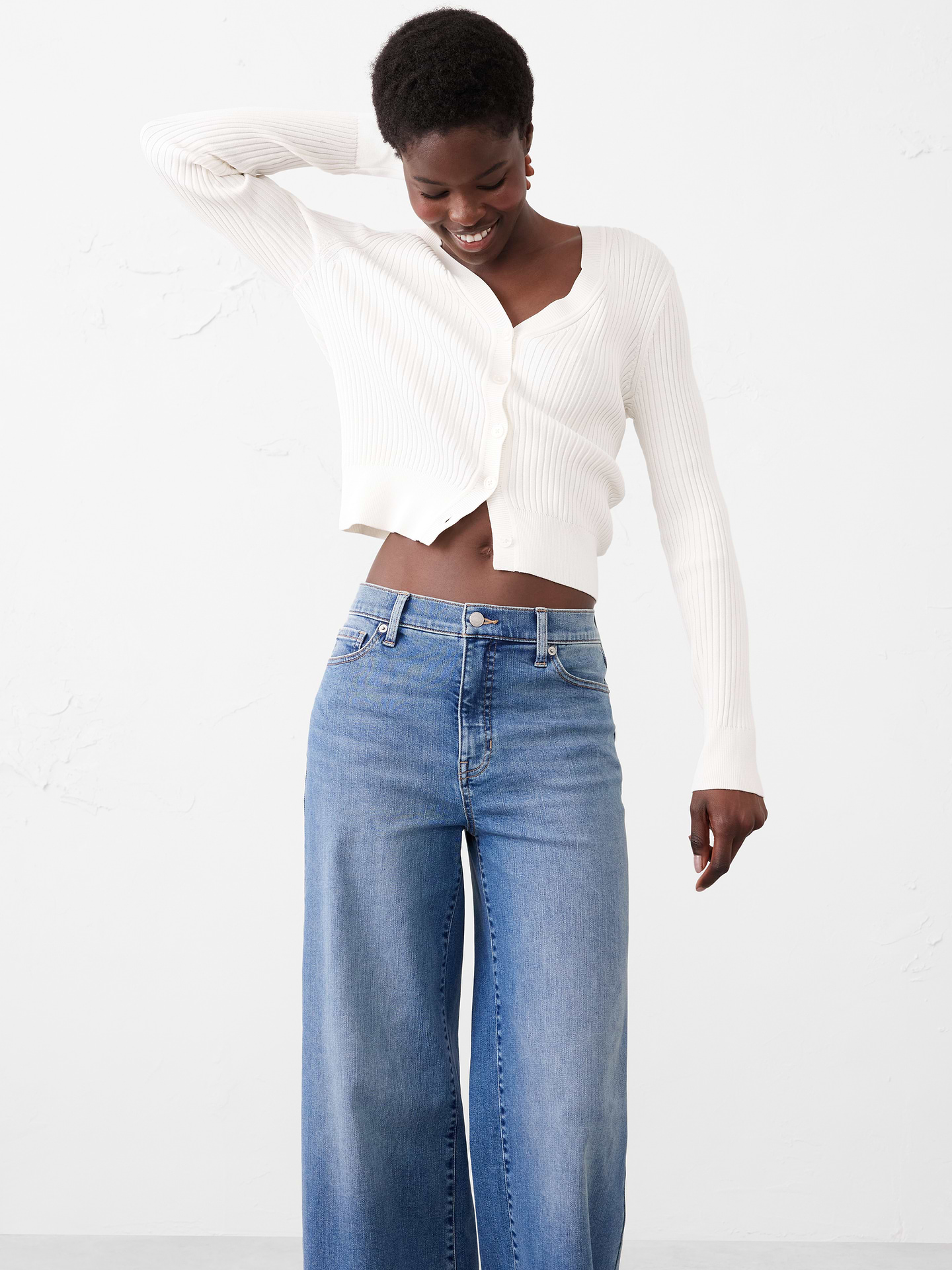 Wide-Leg High-Rise Jean | Banana Republic Factory